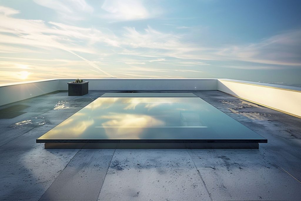 Flat Roof Skylight 600 x 1800 mm - Regal Glass Group