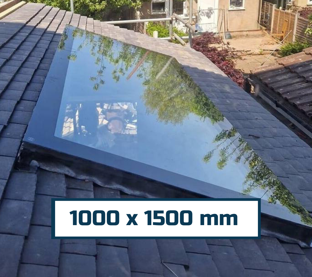 Pitched Roof Skylight 1000 x 2000 mm - Skylights.co.uk
