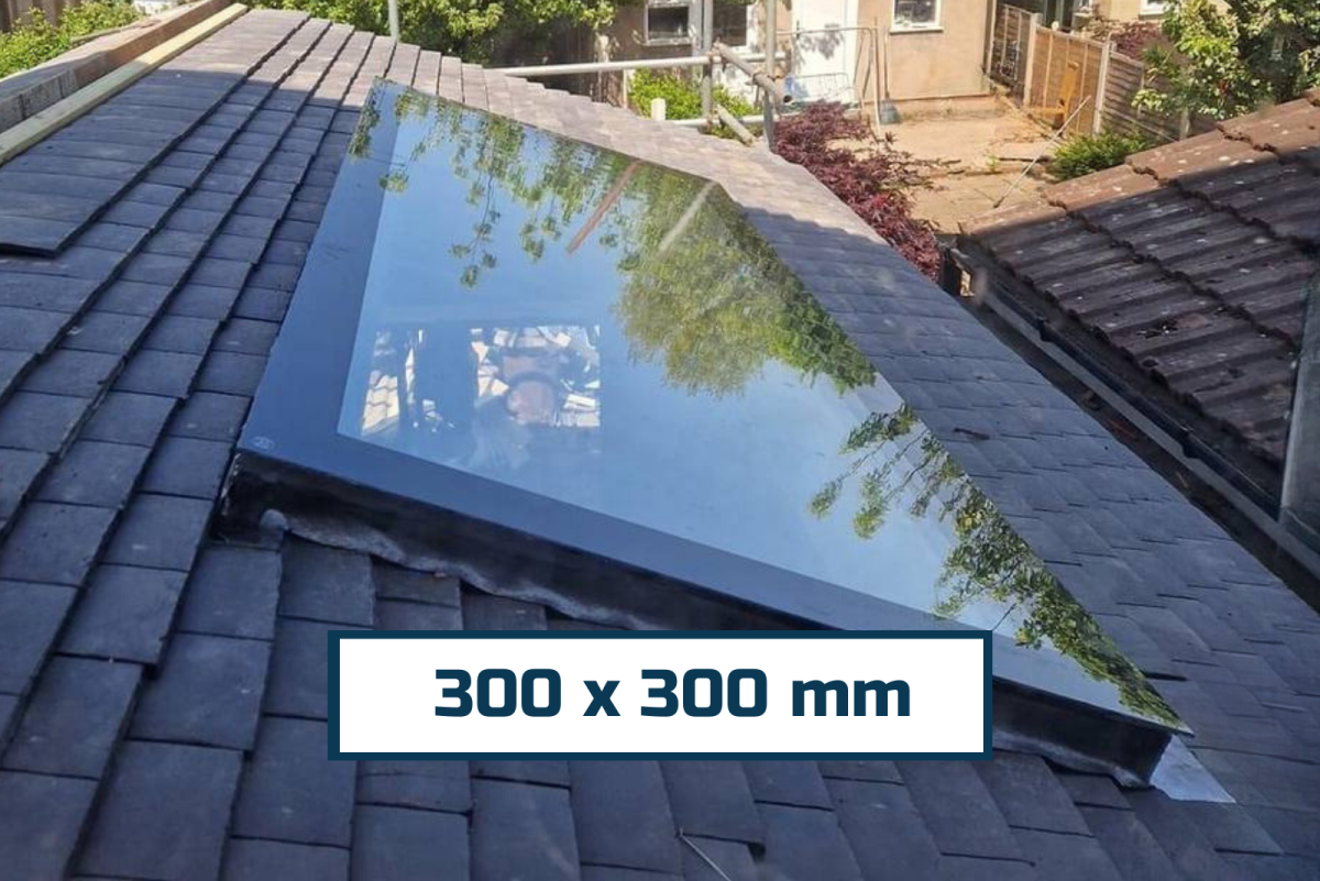 Pitched Roof Skylight 300 x 300 mm – Skylights.co.uk - Regal Glass Group