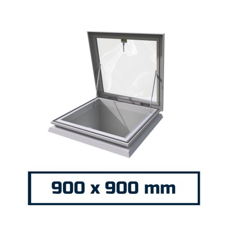 Polycarbonate Dome Skylight Access Hatch 900x900mm - Regal