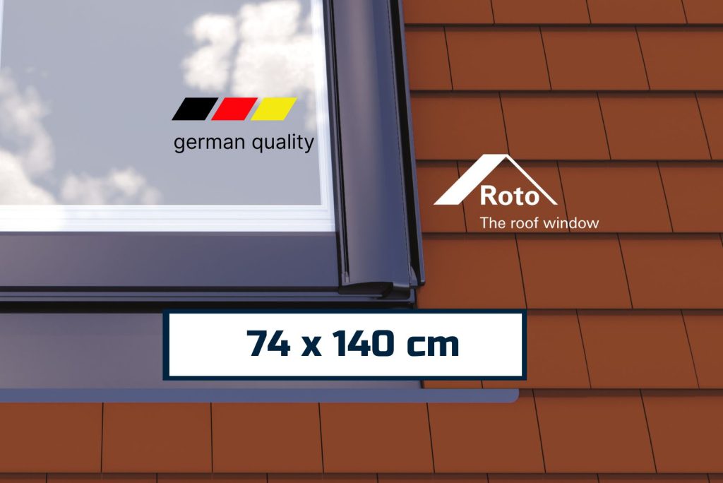 EDP Flashing for insulated ROTO Pitched Roof Window 74 x 140 cm - Regal